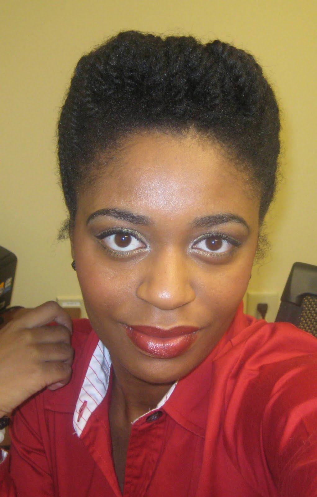 Naturally Elegant: Hair Today: Retro Twist Updo